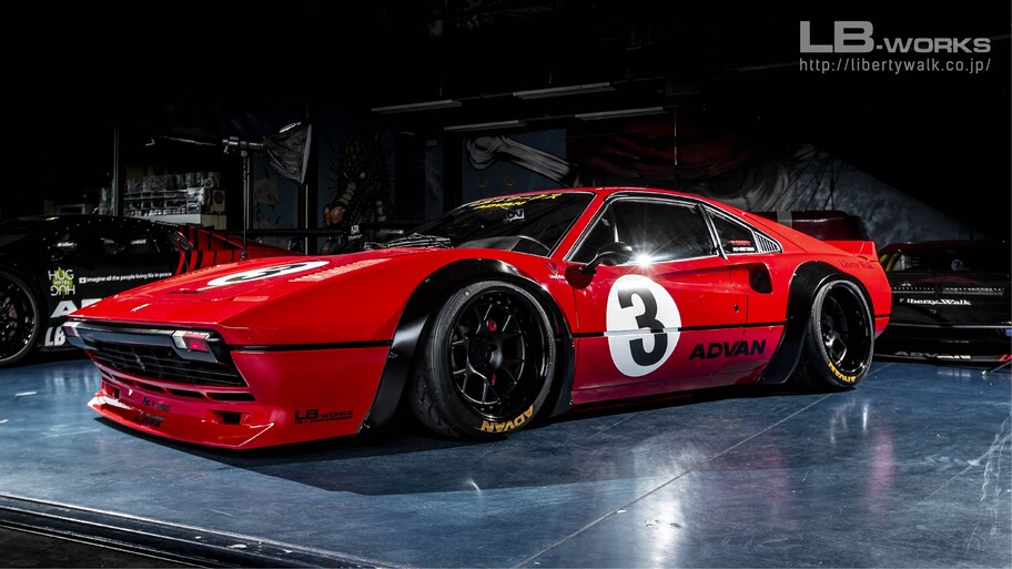 Ferrari 308 GTB por Liberty Walk: un auto clásico "tuneado" que es ...
